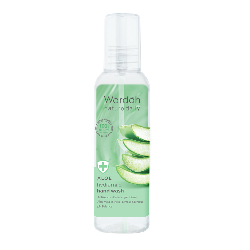 Wardah Nature Daily Aloe Hydramild Hand Wash 200 ml | Wardah Indonesia