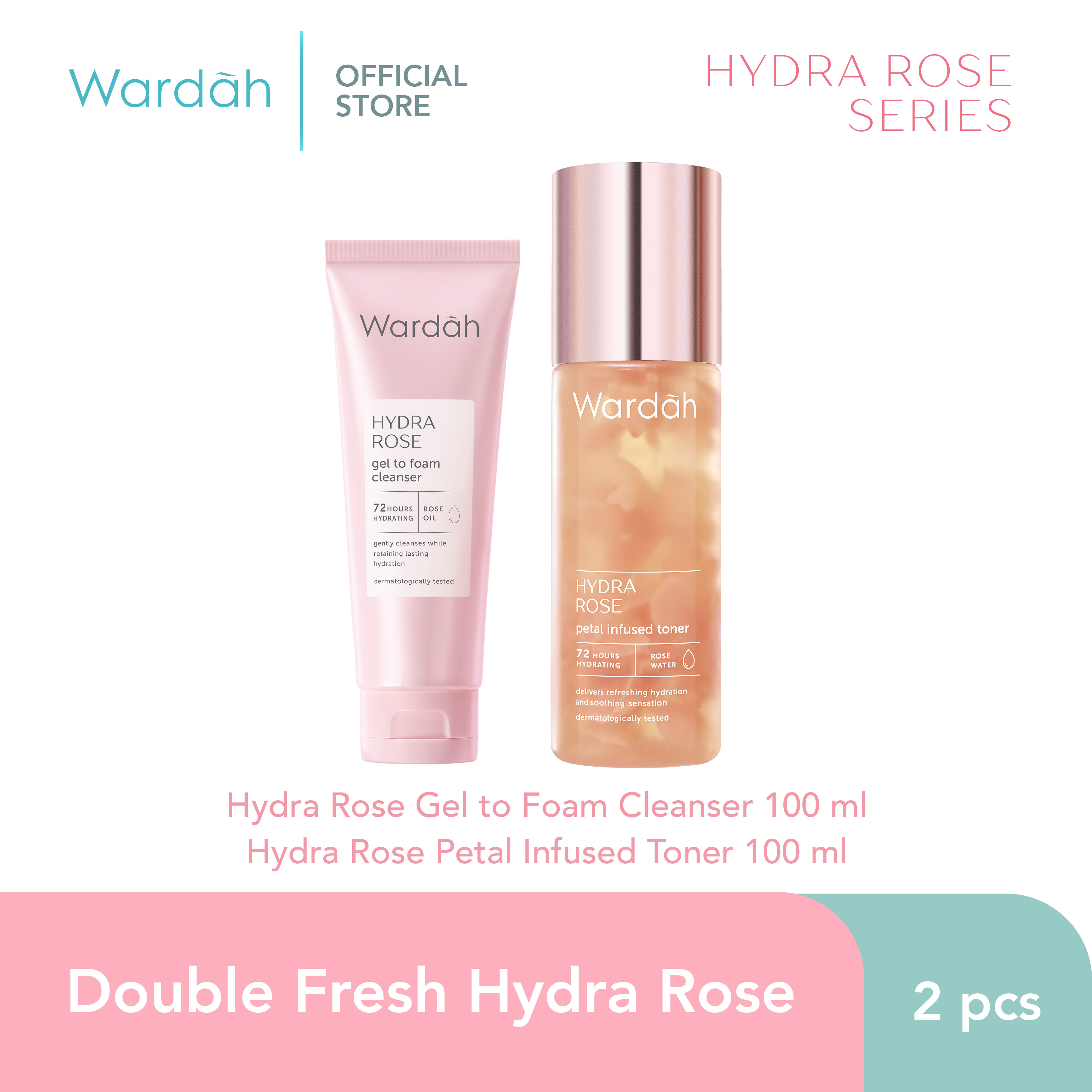 Double Fresh Hydra Rose | Wardah Indonesia