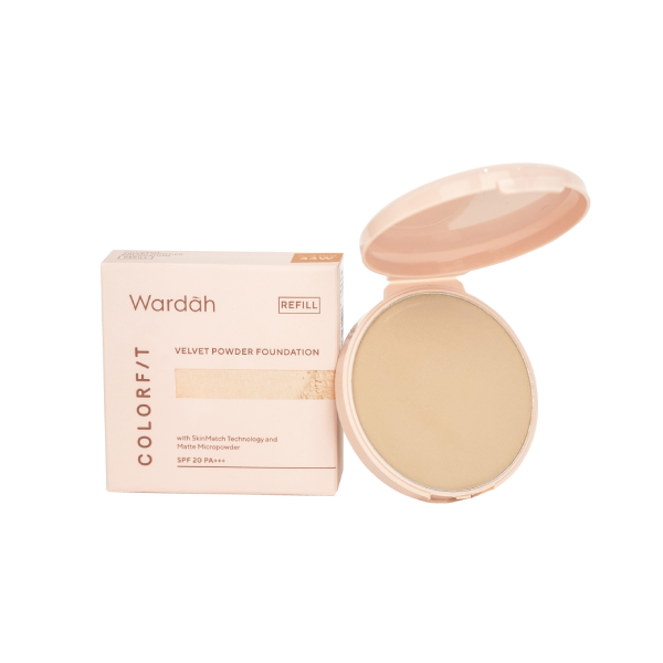 Colorfit Velvet Powder Foundation Refill | Wardah Indonesia