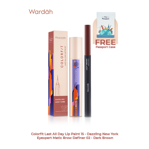 NEW! Wardah Bundle Colorfit Lip Paint - Dazzling New York | Wardah ...