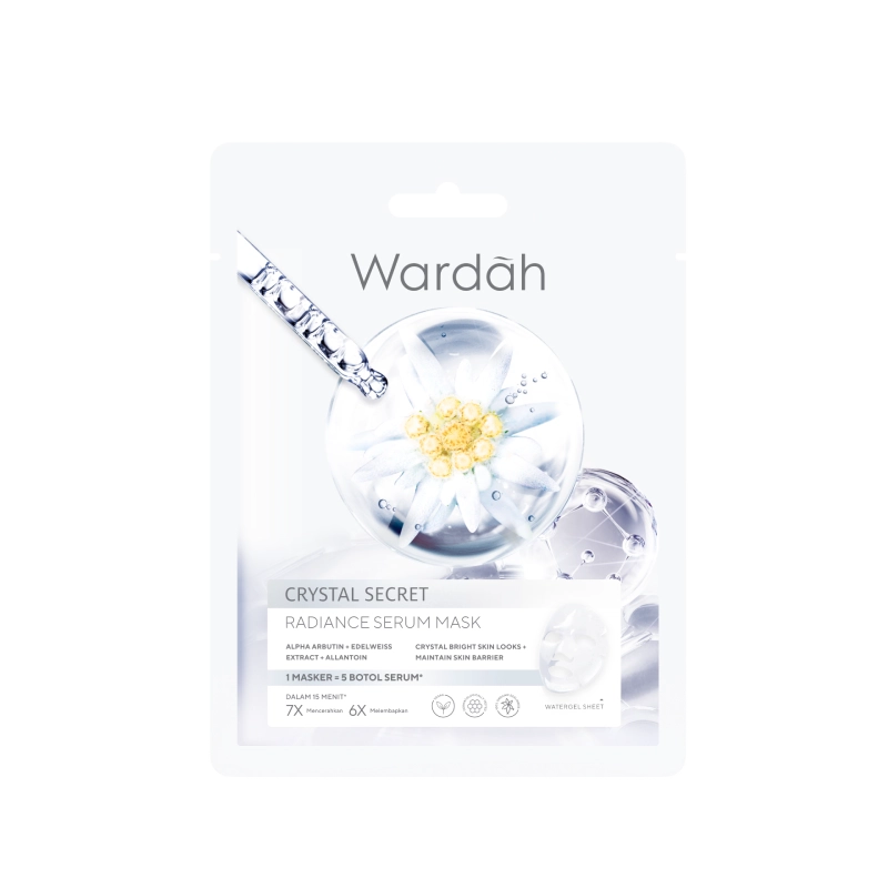 Crystal Secret Radiance Serum Mask | Wardah Indonesia