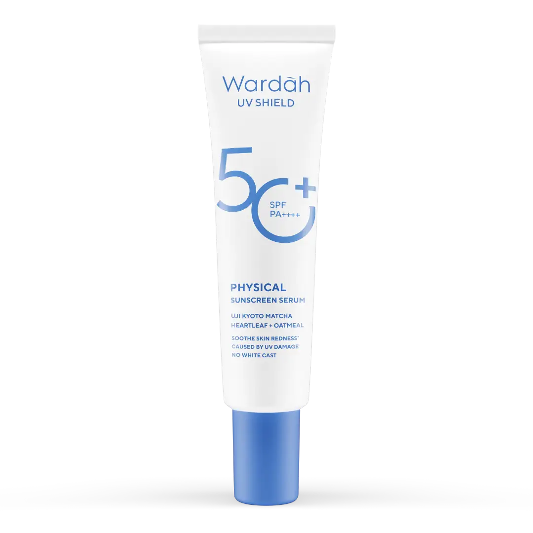 UV Shield Physical Sunscreen Serum SPF50+ PA++++ | Wardah Indonesia